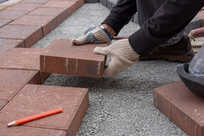 5 Methods for Installing Concrete Pavers - RiverBend Materials